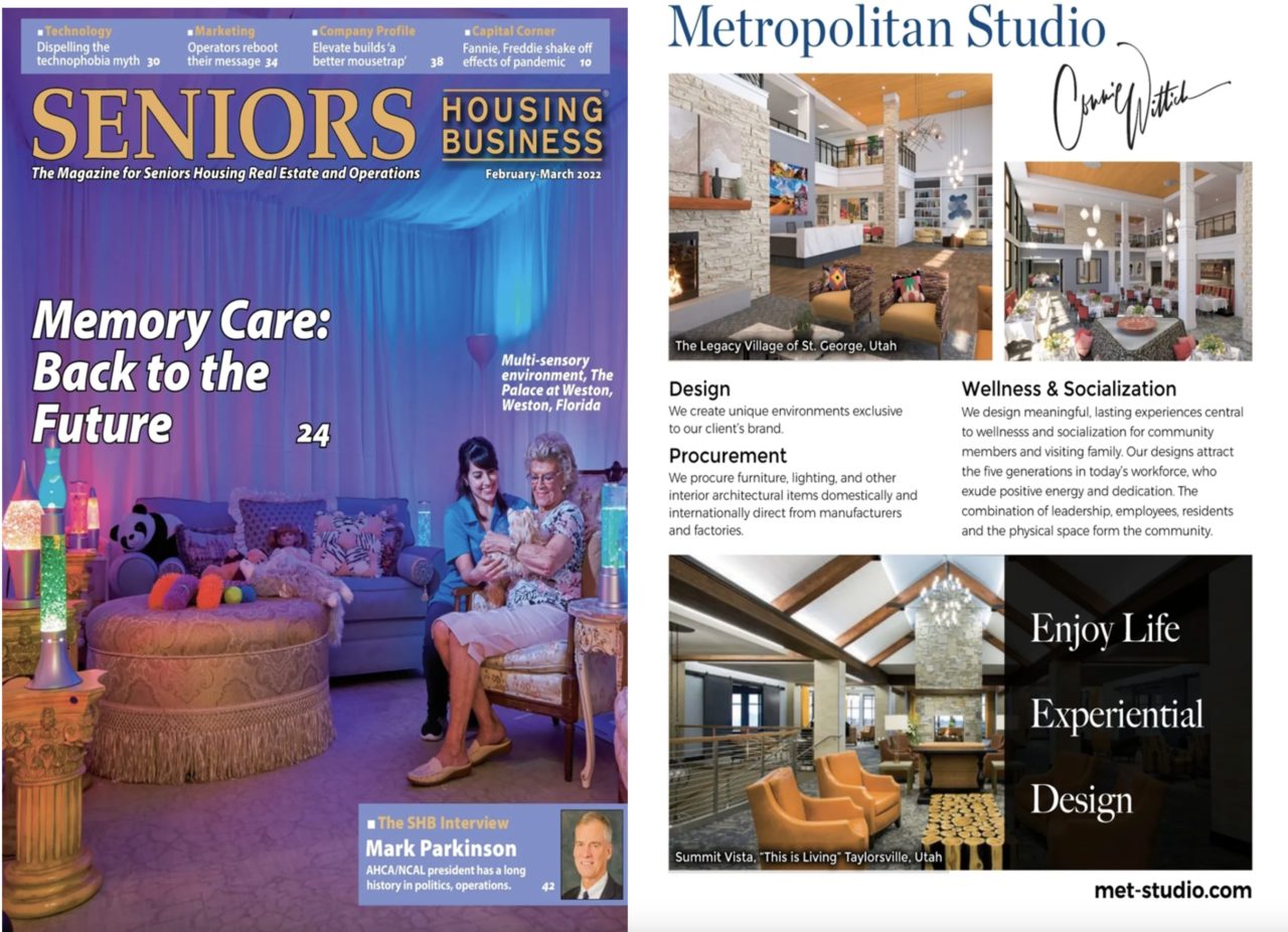 Senior Living Magazine Publication - Metropolitan Studio®Metropolitan ...